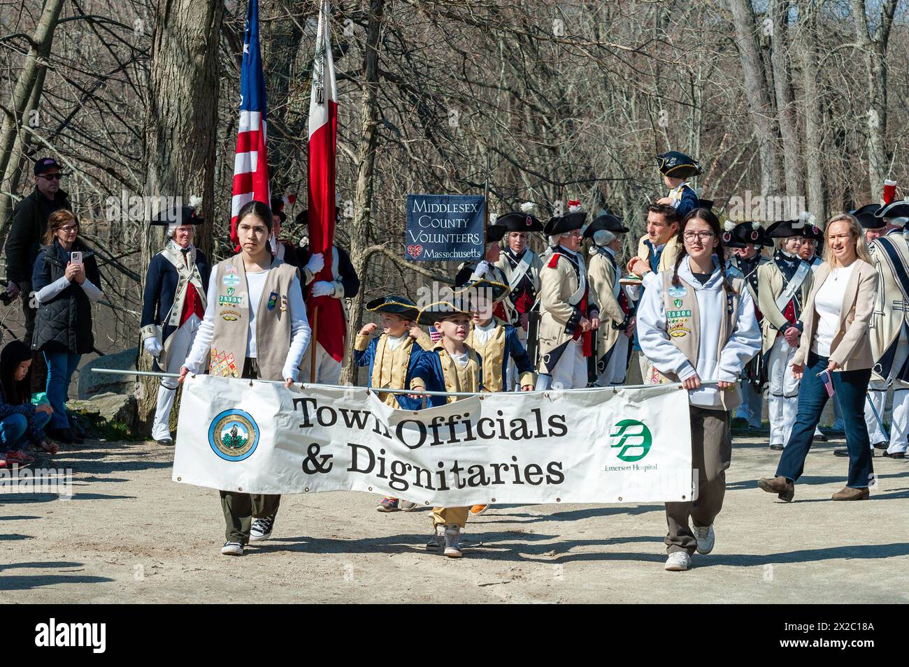 Patriots' Day in Concord, commemorating the first battles of the ...
