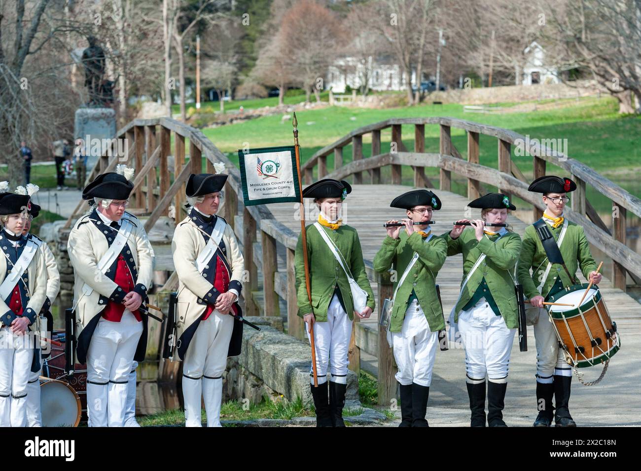 Patriots' Day in Concord, commemorating the first battles of the ...