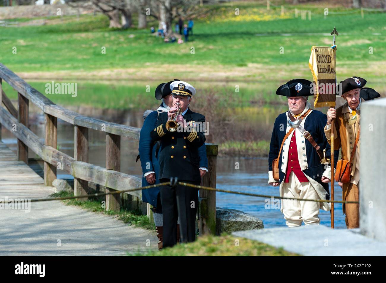 Patriots' Day in Concord, commemorating the first battles of the ...
