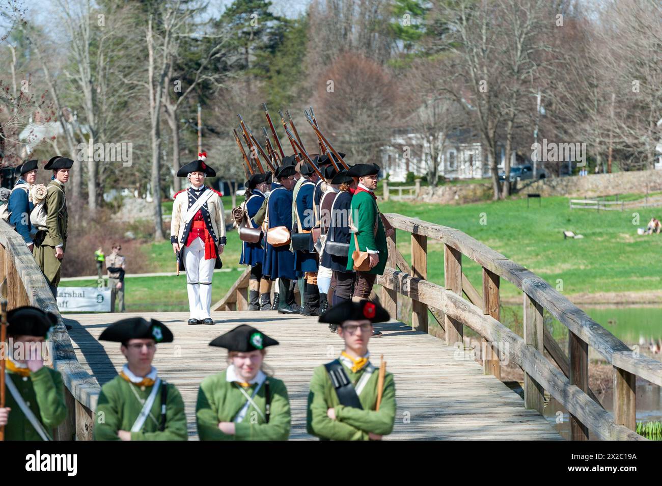 Patriots' Day in Concord, commemorating the first battles of the ...