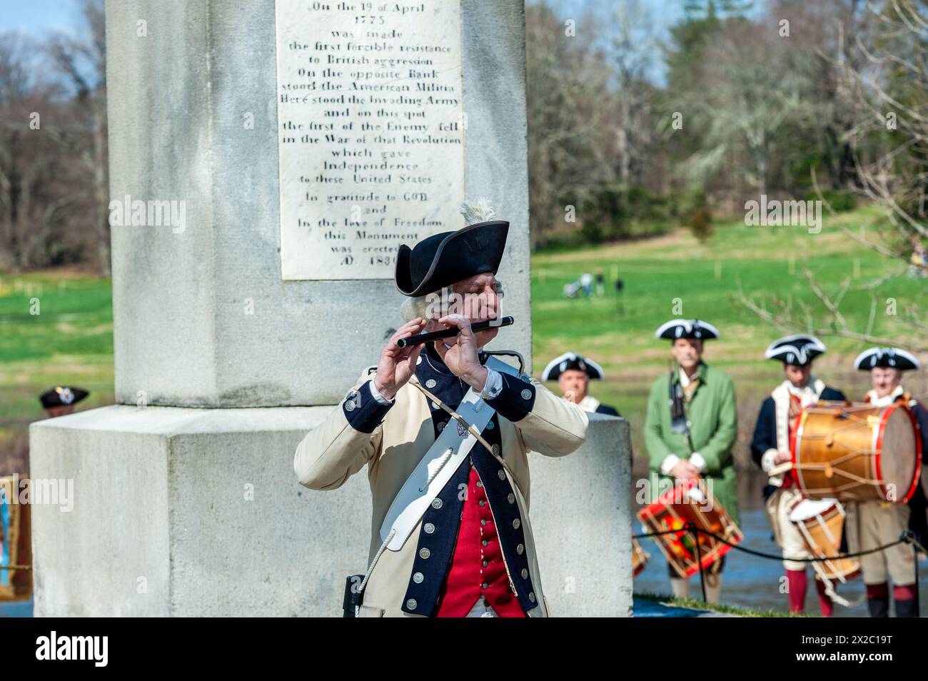 Patriots' Day in Concord, commemorating the first battles of the ...