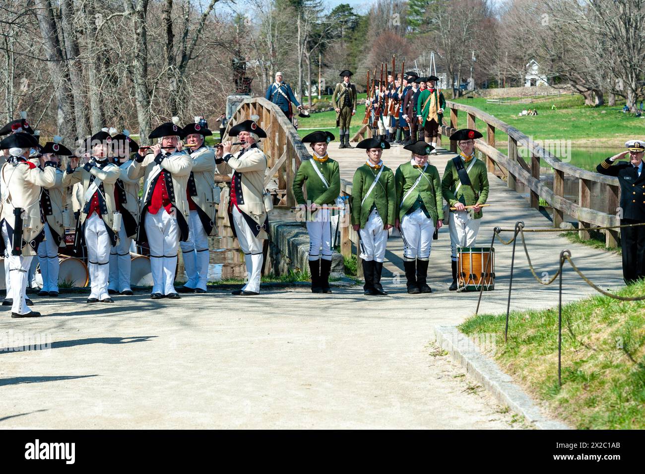 Patriots' Day in Concord, commemorating the first battles of the ...