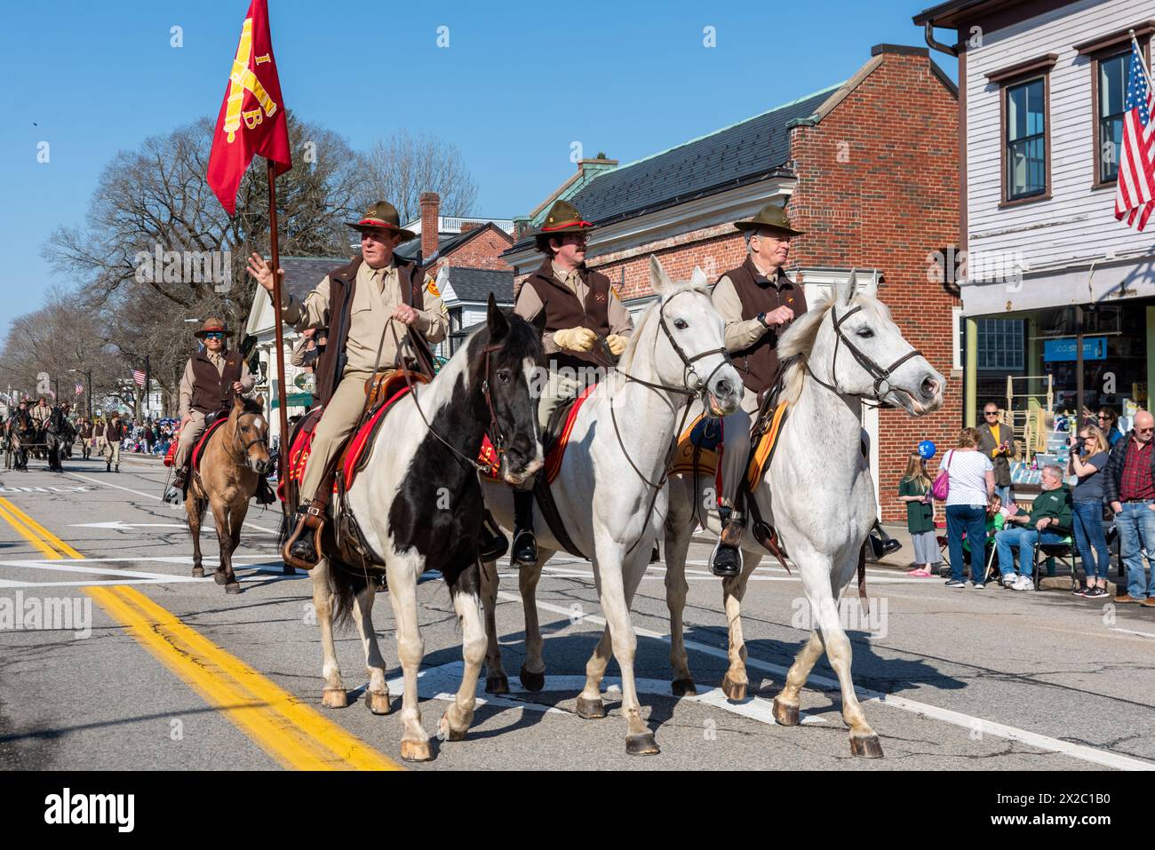 Concord Independent Battery in the Patriots' Day Parade in Concord ...