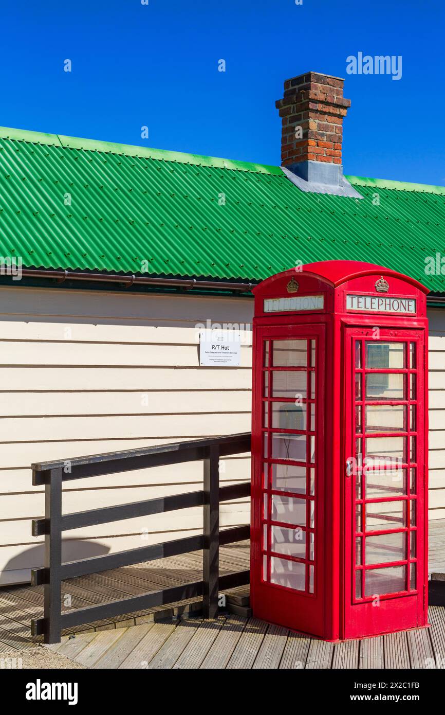 Traditional Phone Box, Historic Dockyard Museum, Port Stanley, Falkland ...