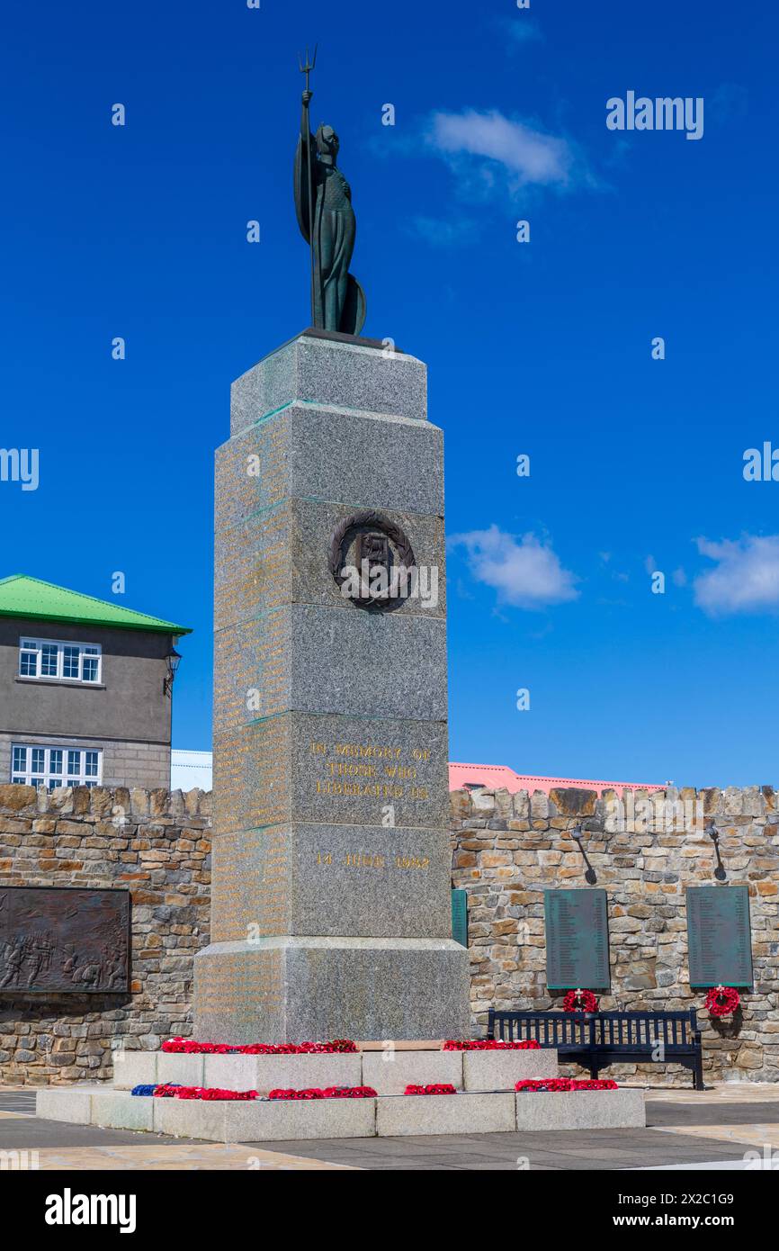 Liberation Monument, Port Stanley, Falkland Islands, United Kingdom ...