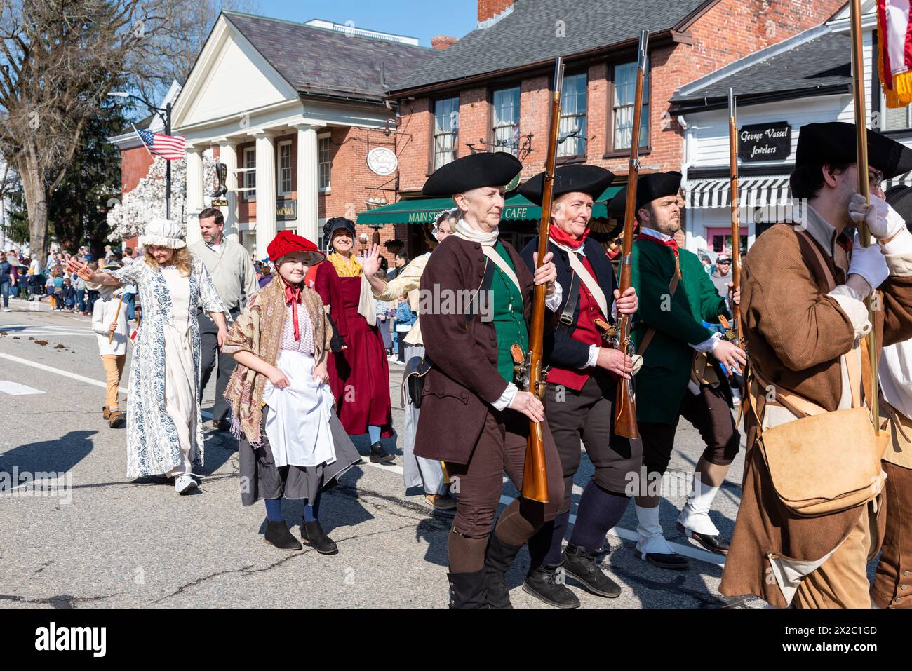 Patriots' Day in Concord, commemorating the first battles of the ...