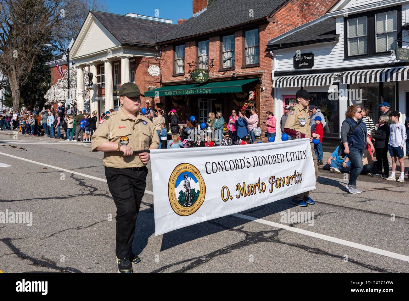 Patriots' Day in Concord, commemorating the first battles of the ...