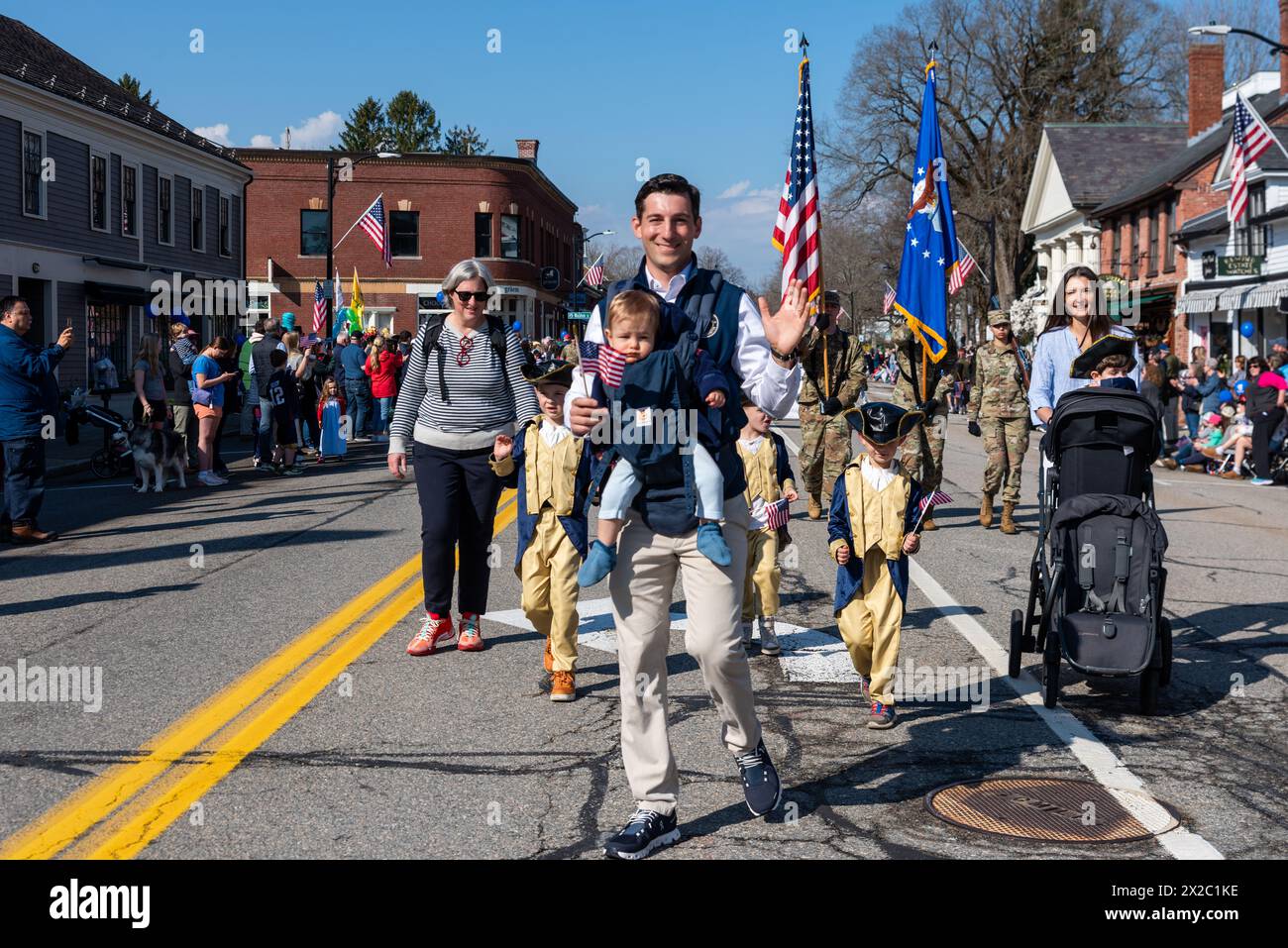 Patriots' Day in Concord, commemorating the first battles of the ...