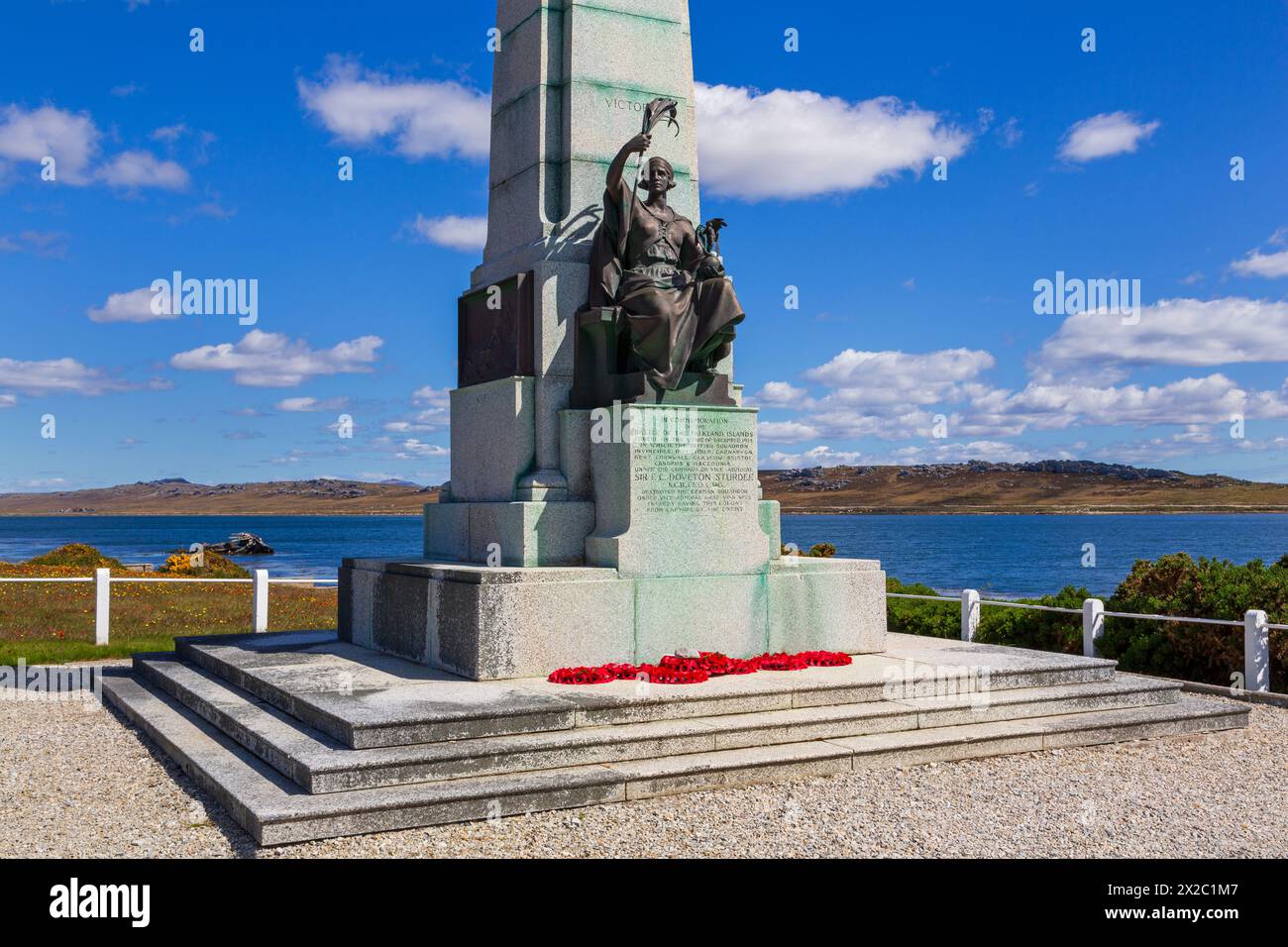 WW1 Battle Memorial, Port Stanley, Falkland Islands, United Kingdom ...