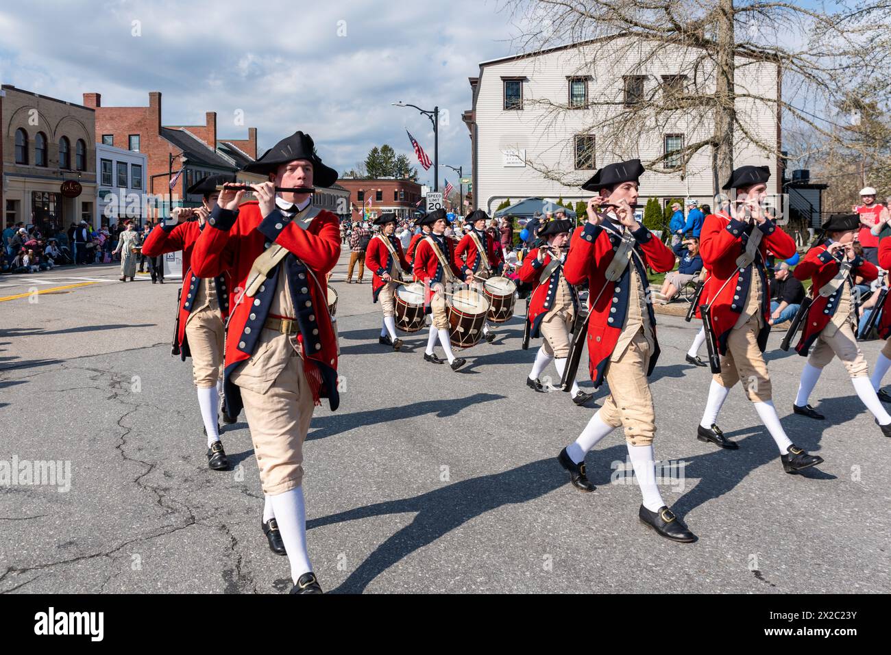 Patriots' Day in Concord, commemorating the first battles of the ...