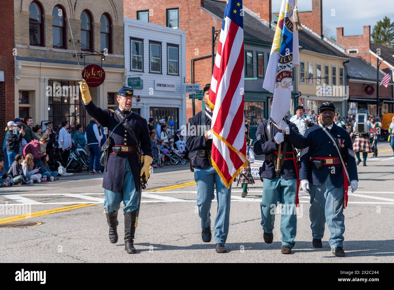 Patriots' Day in Concord, commemorating the first battles of the ...