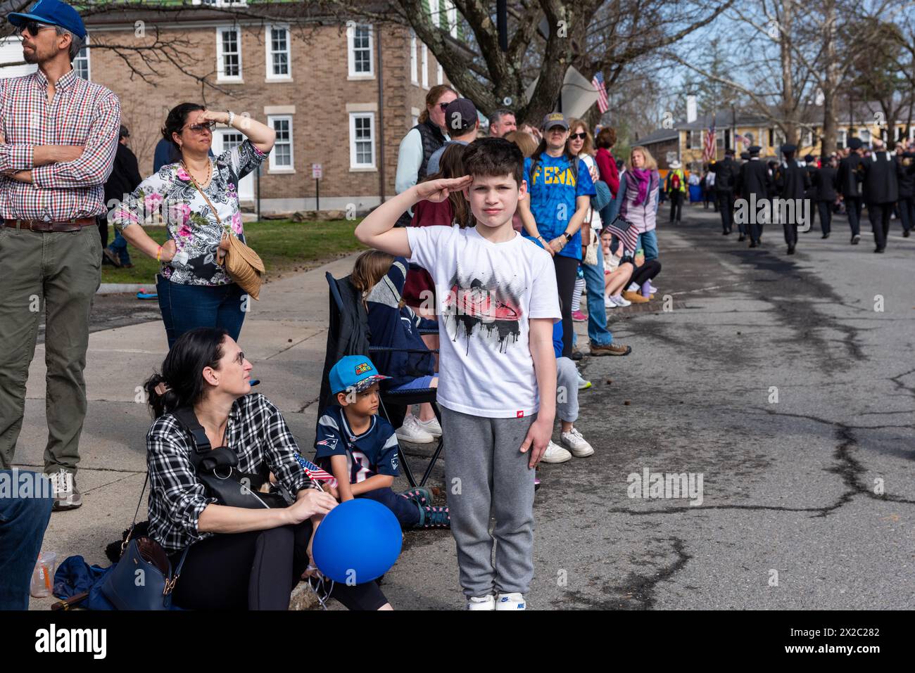 Patriots' Day in Concord, commemorating the first battles of the ...