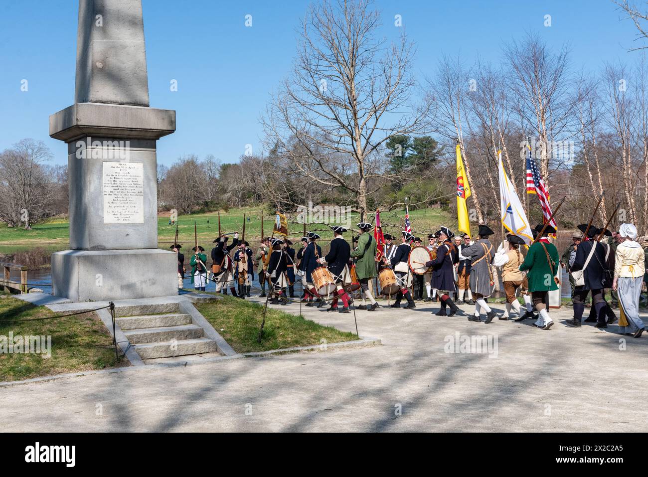 Patriots' Day in Concord, commemorating the first battles of the ...
