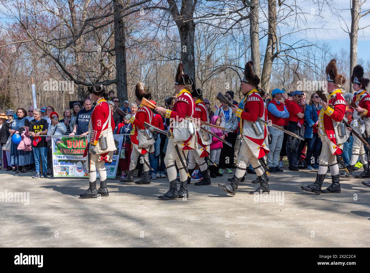 Patriots' Day in Concord, commemorating the first battles of the ...