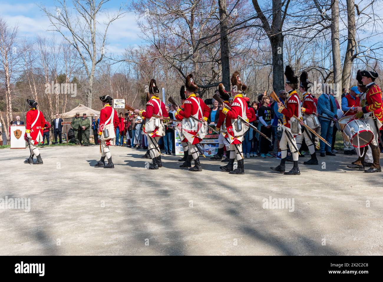 Patriots' Day in Concord, commemorating the first battles of the ...