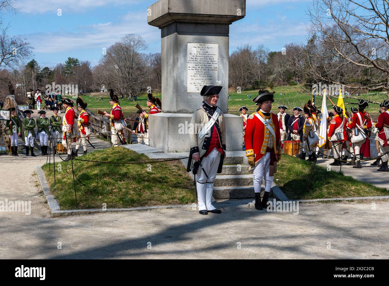 Patriots' Day in Concord, commemorating the first battles of the ...
