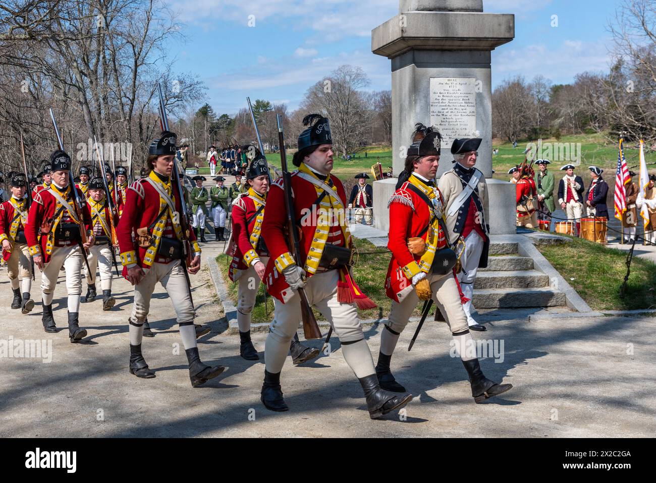 Patriots' Day in Concord, commemorating the first battles of the ...
