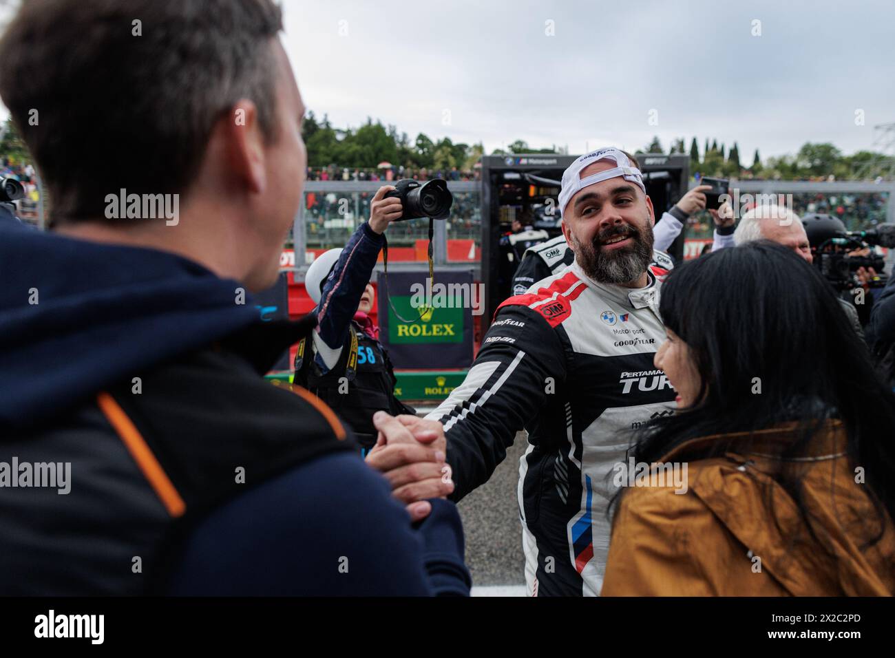 LEUNG Darren (gbr), Team WRT, BMW M4 GT3, portrait celebration during ...