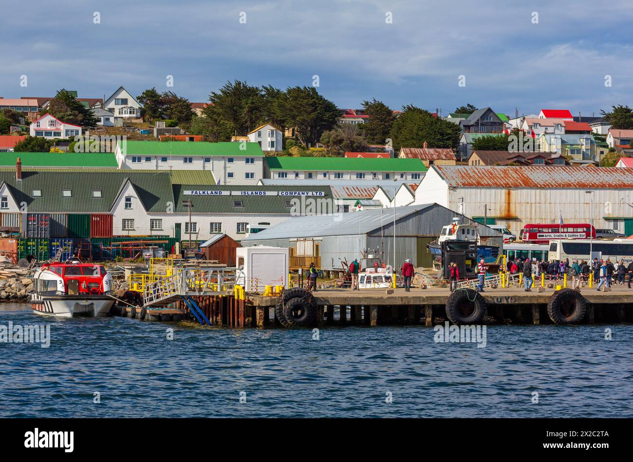 Port stanley east falkland falkland islands hi-res stock photography ...