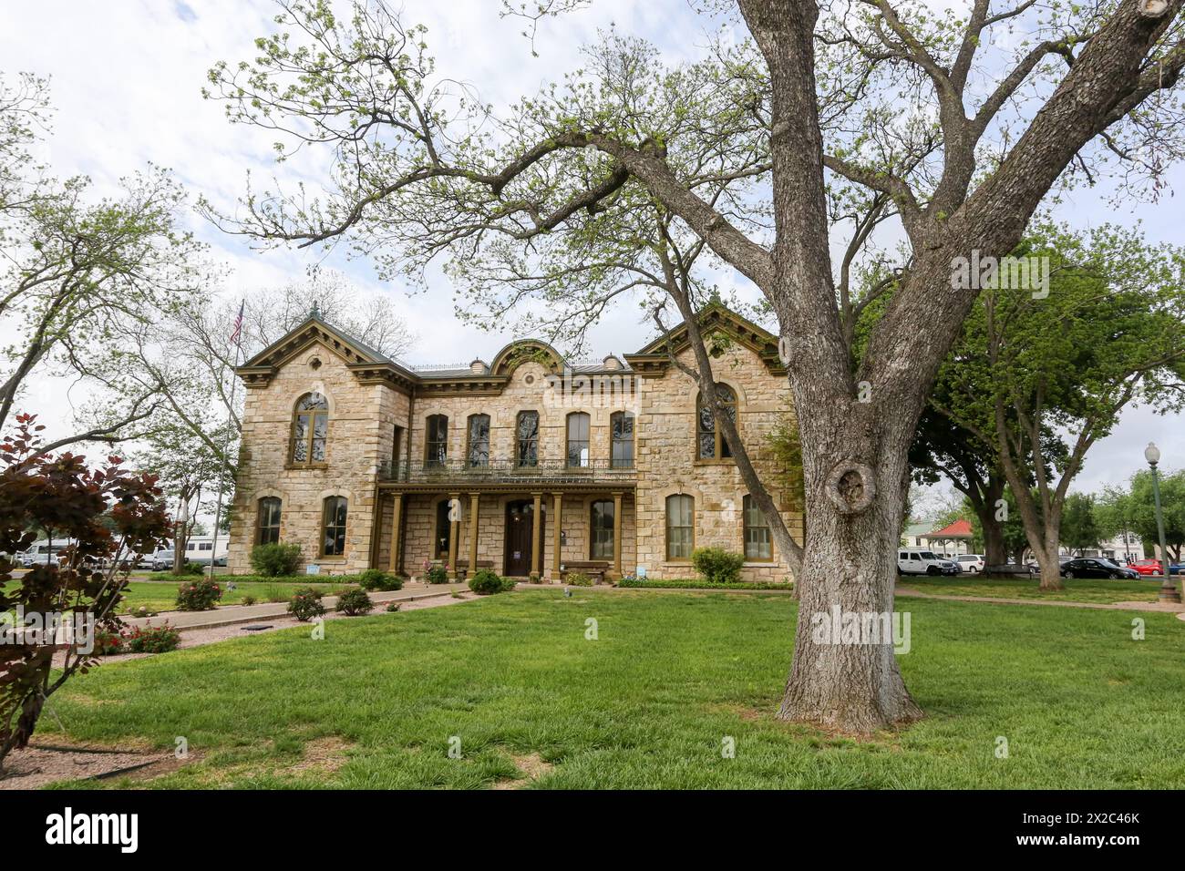 Pioneer Memorial Library, Fredericksburg Stock Photo - Alamy