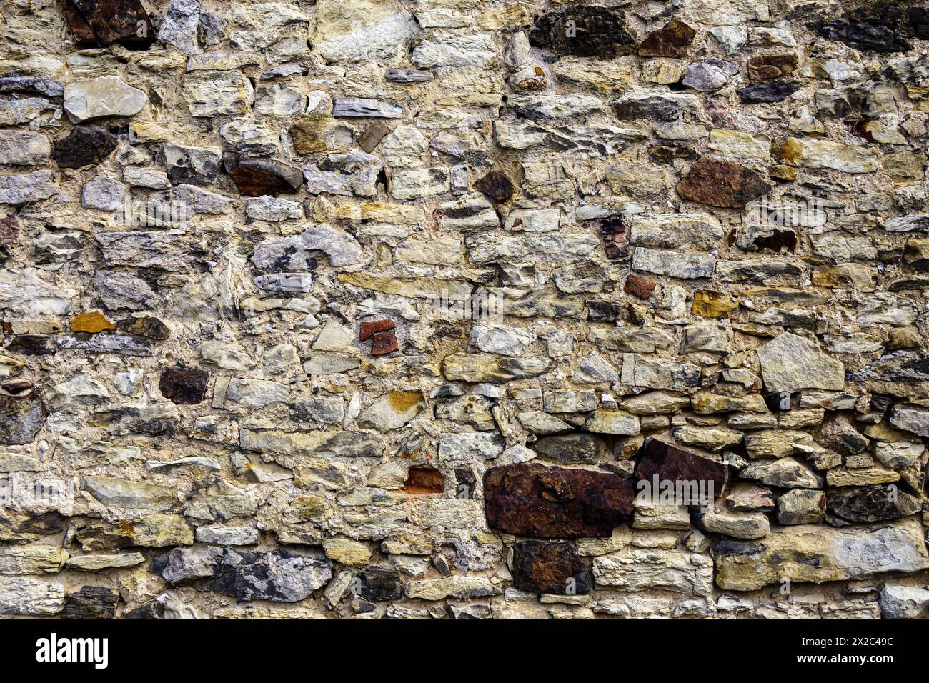 The roughness of stone cladding is created using old, angular stones ...