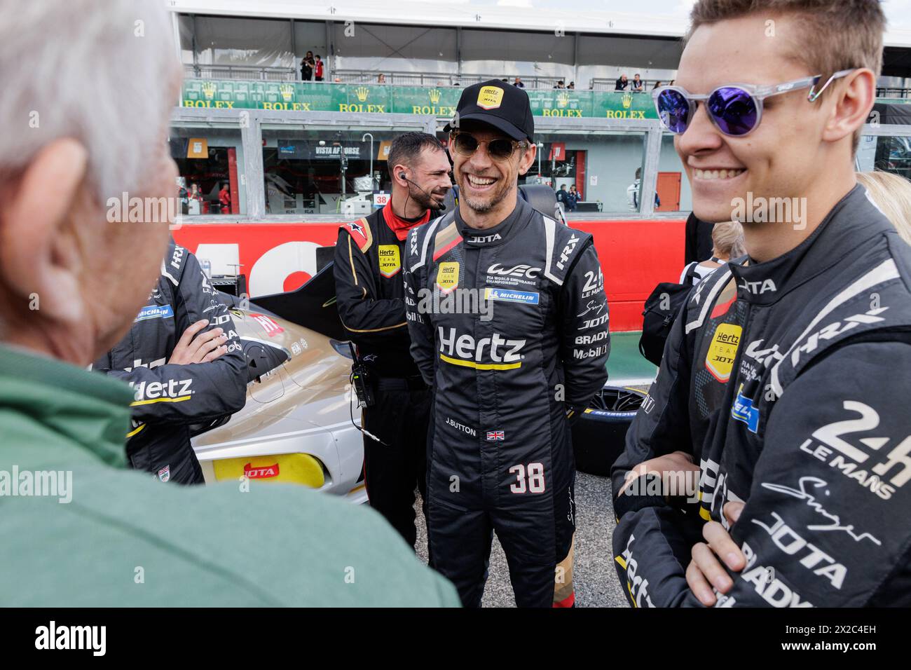 BUTTON Jenson (gbr), Hertz Team Jota, Porsche 963, portrait gridwalk ...