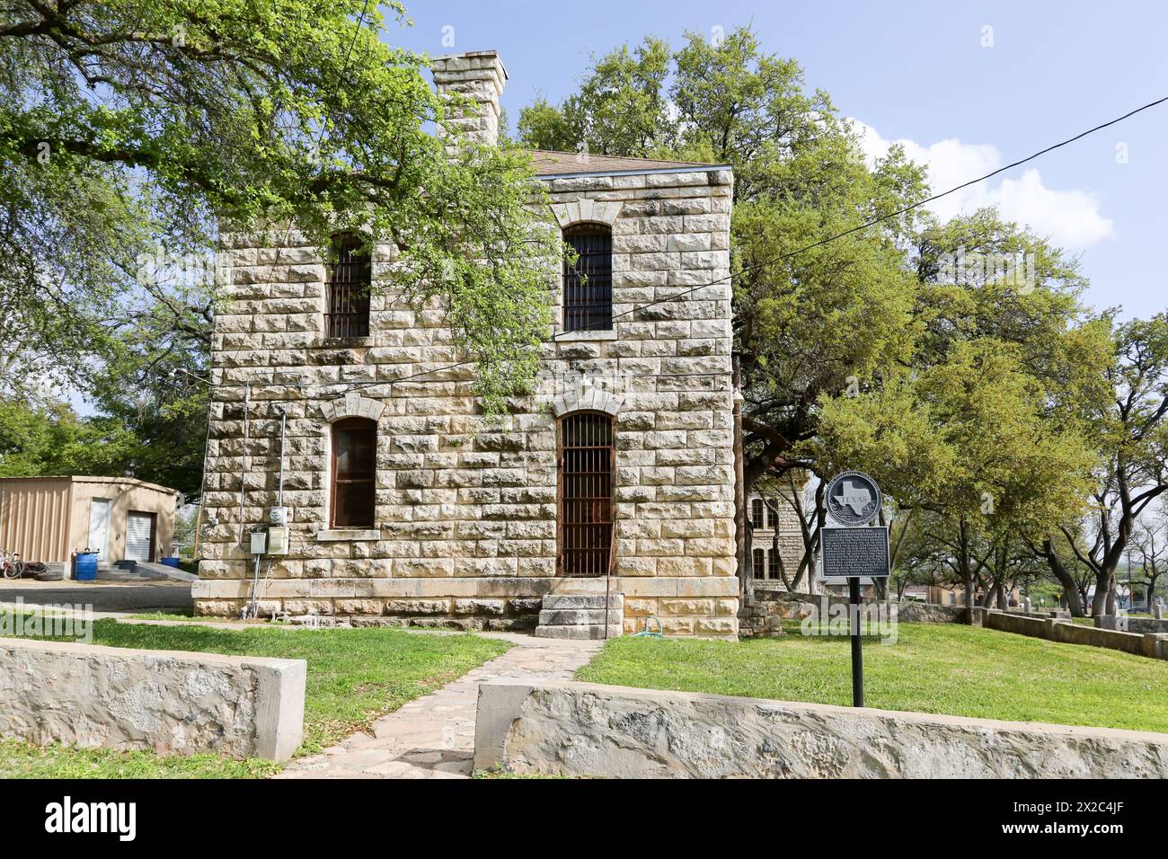 Sutton County Jail in Sonora, Texas Stock Photo - Alamy