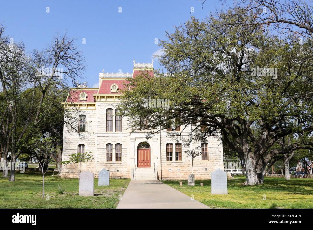 Sutton County Jail in Sonora, Texas Stock Photo - Alamy
