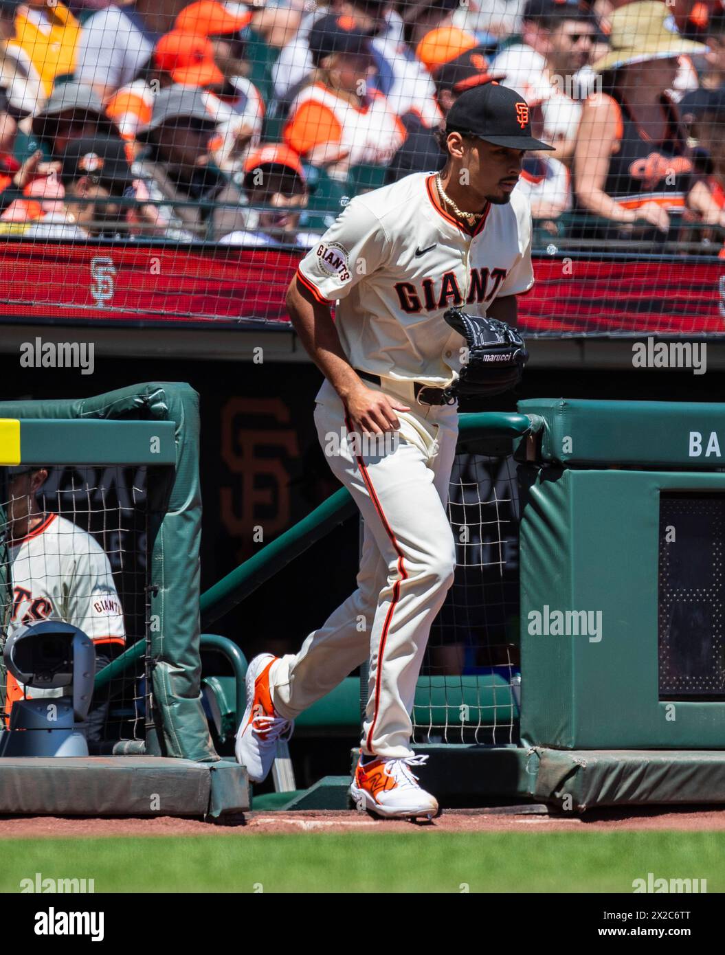 April 21 2024 San Francisco CA, U.S.A. Starting San Francisco pitcher ...