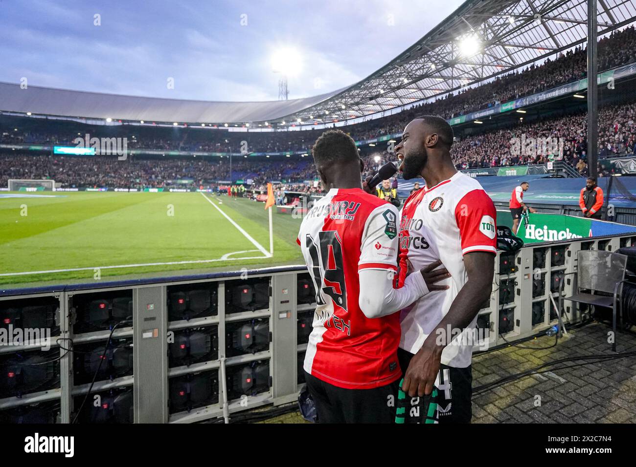Rotterdam, Netherlands. 21st Apr, 2024. ROTTERDAM, Stadium de Kuip, 21 ...