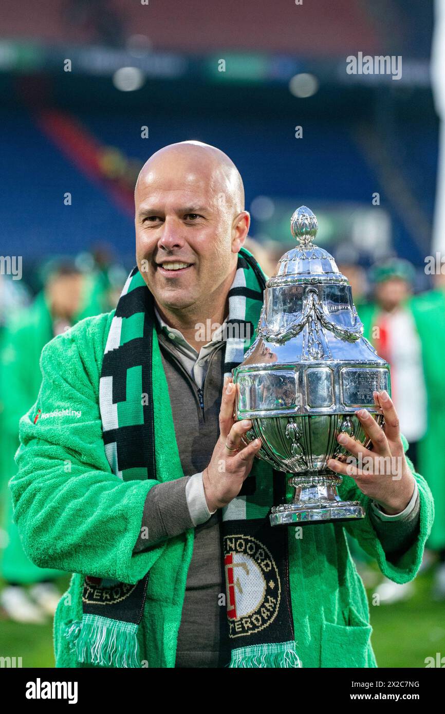 Rotterdam, Netherlands. 21st Apr, 2024. ROTTERDAM, Stadium de Kuip, 21 ...