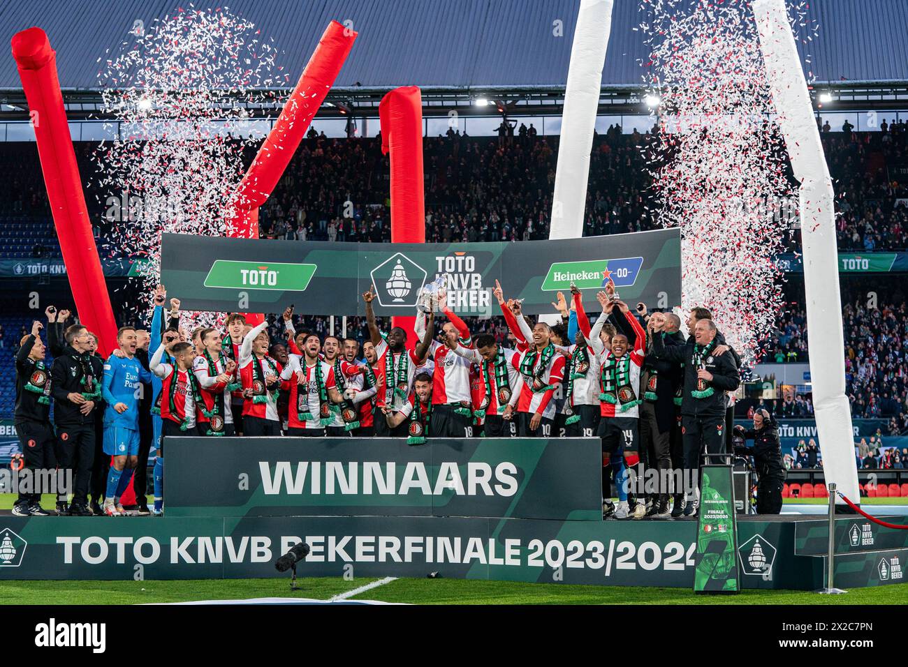 Rotterdam, Netherlands. 21st Apr, 2024. ROTTERDAM, Stadium de Kuip, 21 ...