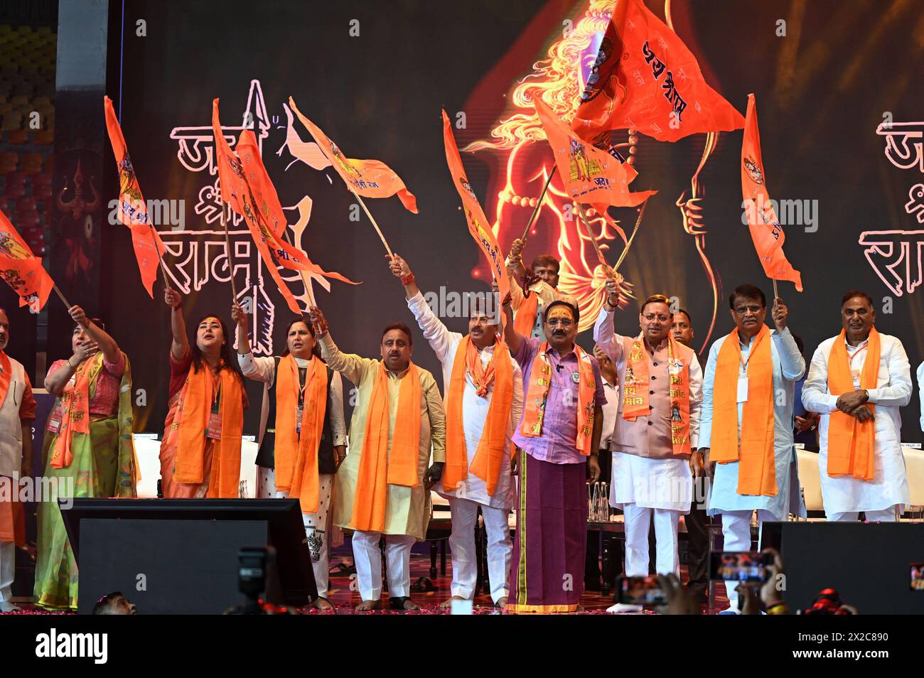 NEW DELHI, INDIA - APRIL 21: Uttarakhand CM Pushkar Singh Dhami and ...