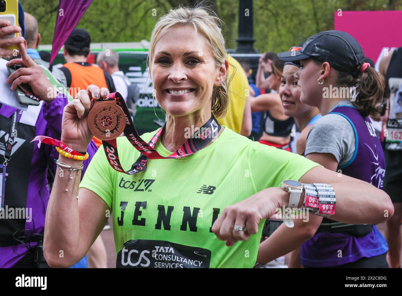 London, UK. 21st Apr, 2024. Jenni Falconer, TV presenter. Celebrity ...