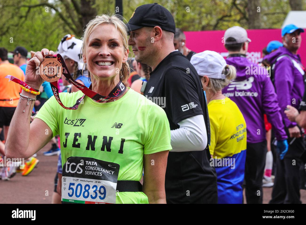 London, UK. 21st Apr, 2024. Jenni Falconer, TV presenter. Celebrity ...