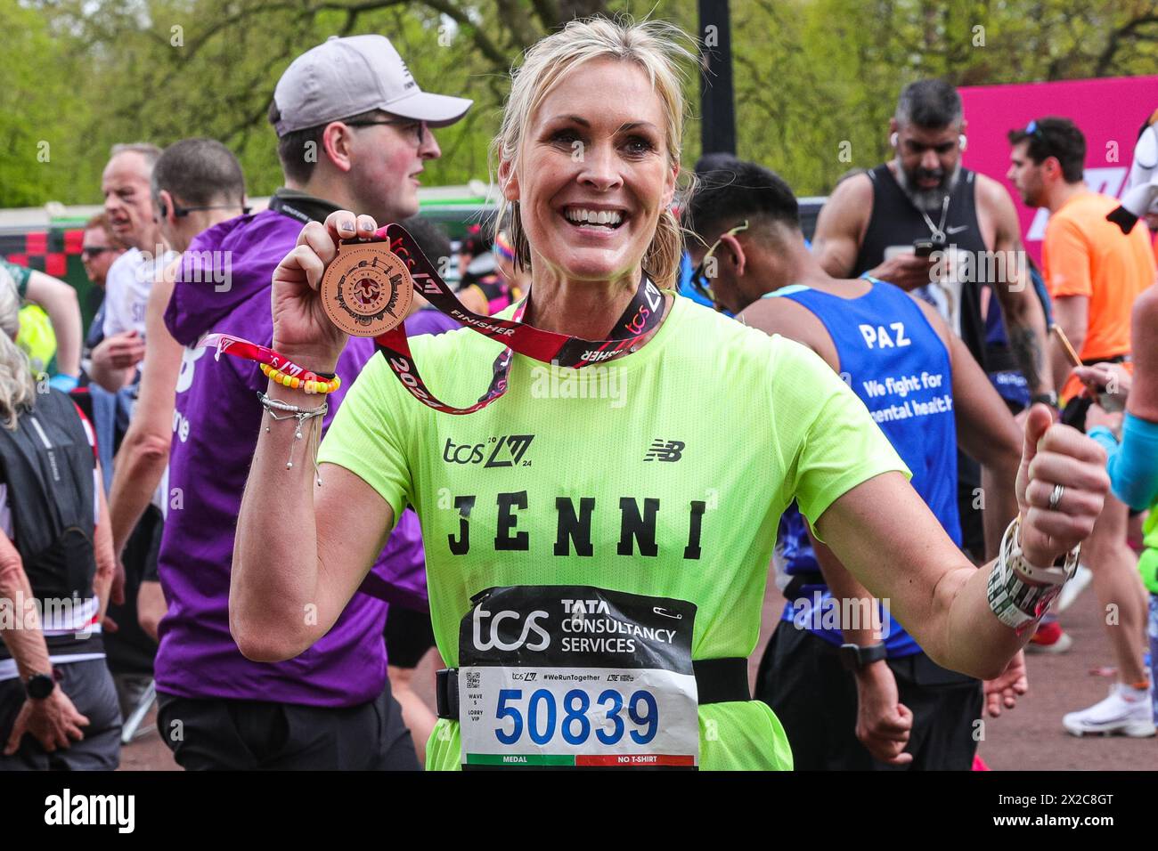London, UK. 21st Apr, 2024. Jenni Falconer, TV presenter. Celebrity ...