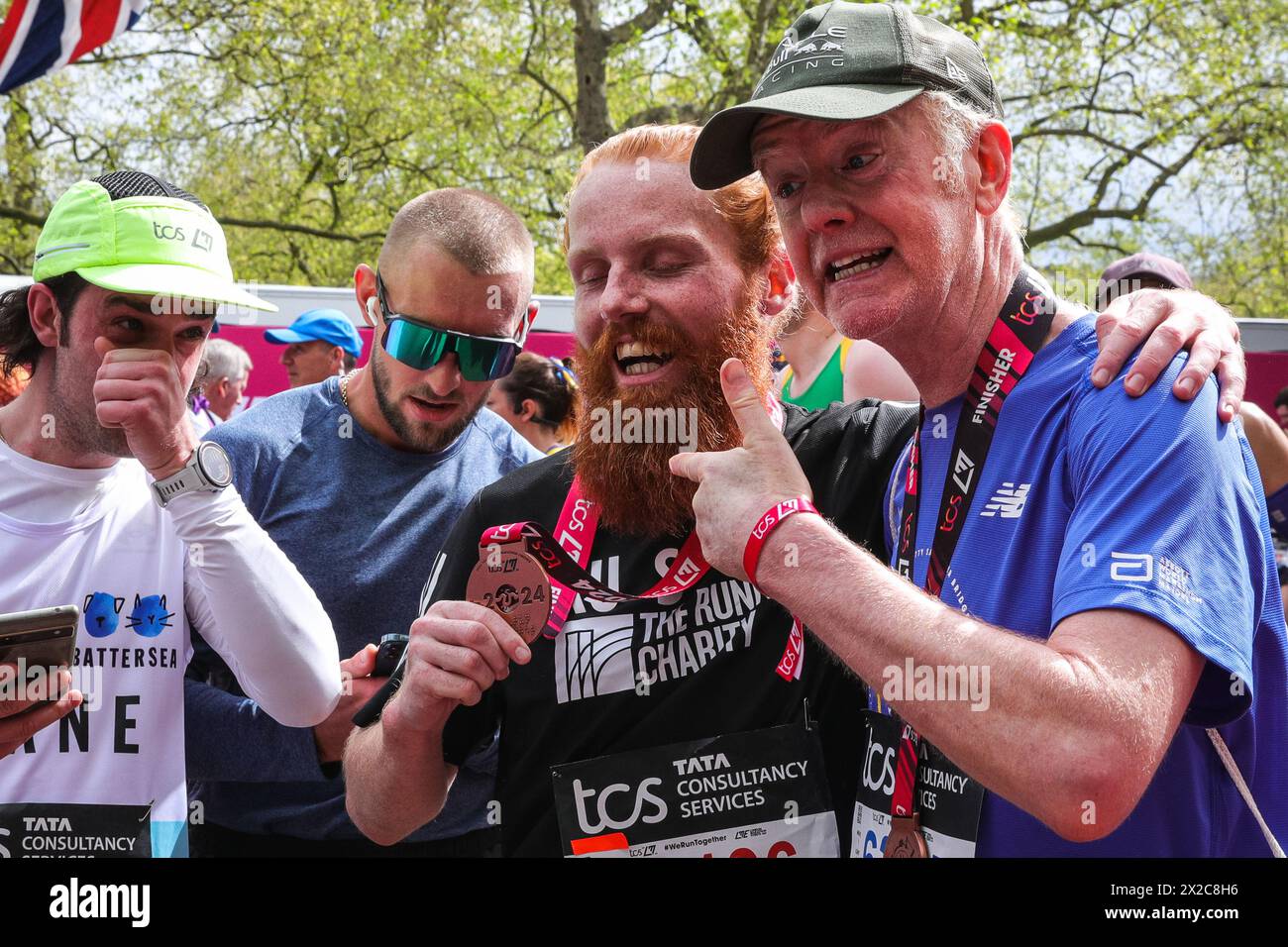 London, UK. 21st Apr, 2024. Russ Cook, who ran the length of Africa ...