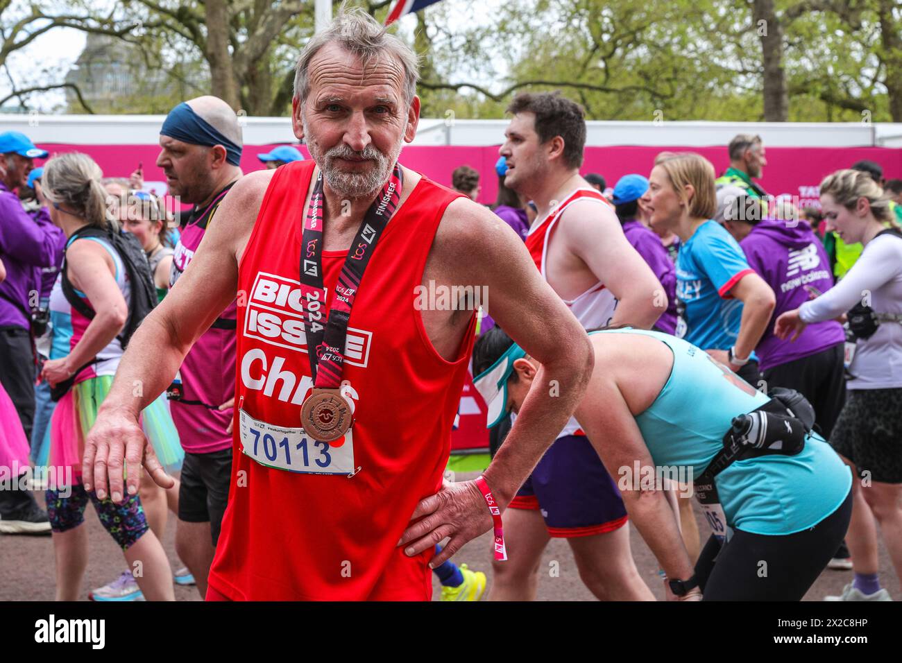 London, UK. 21st Apr, 2024. Christopher Eccleston, actor (Doctor Who ...