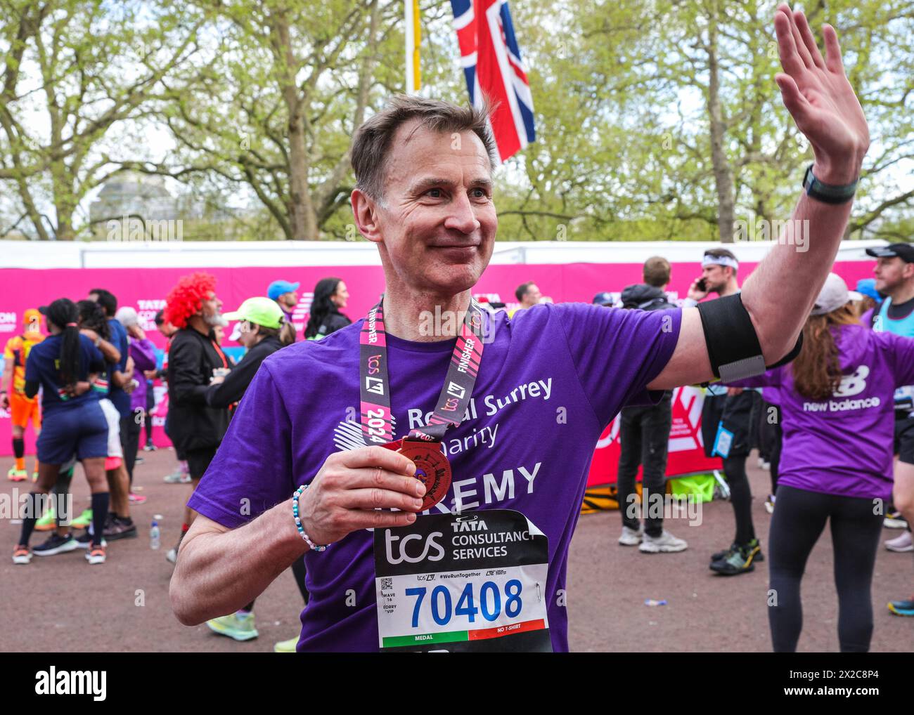 London, UK. 21st Apr, 2024. Chancellor of the Exchequer of the United ...