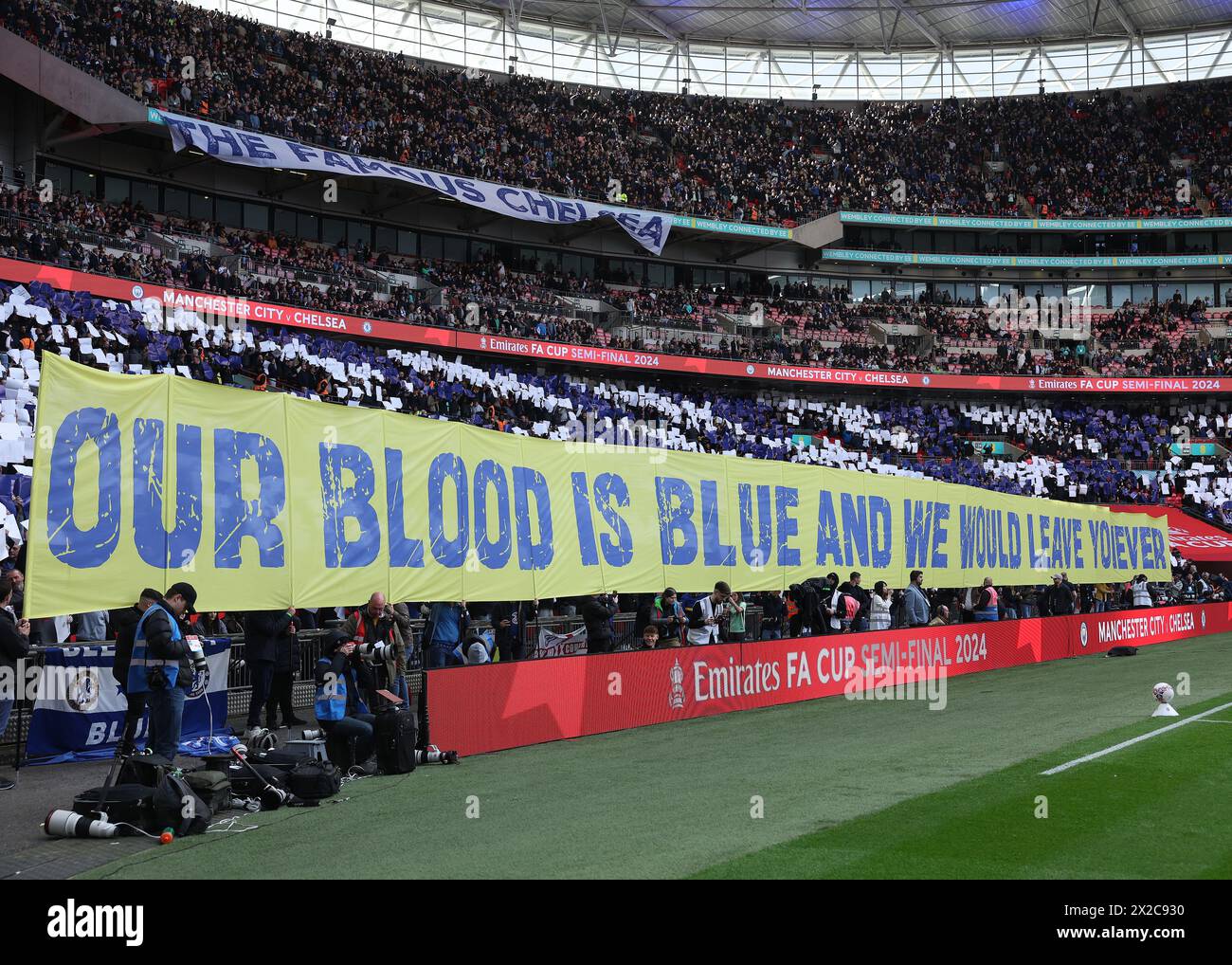 Chelsea stadium blue hi-res stock photography and images - Alamy