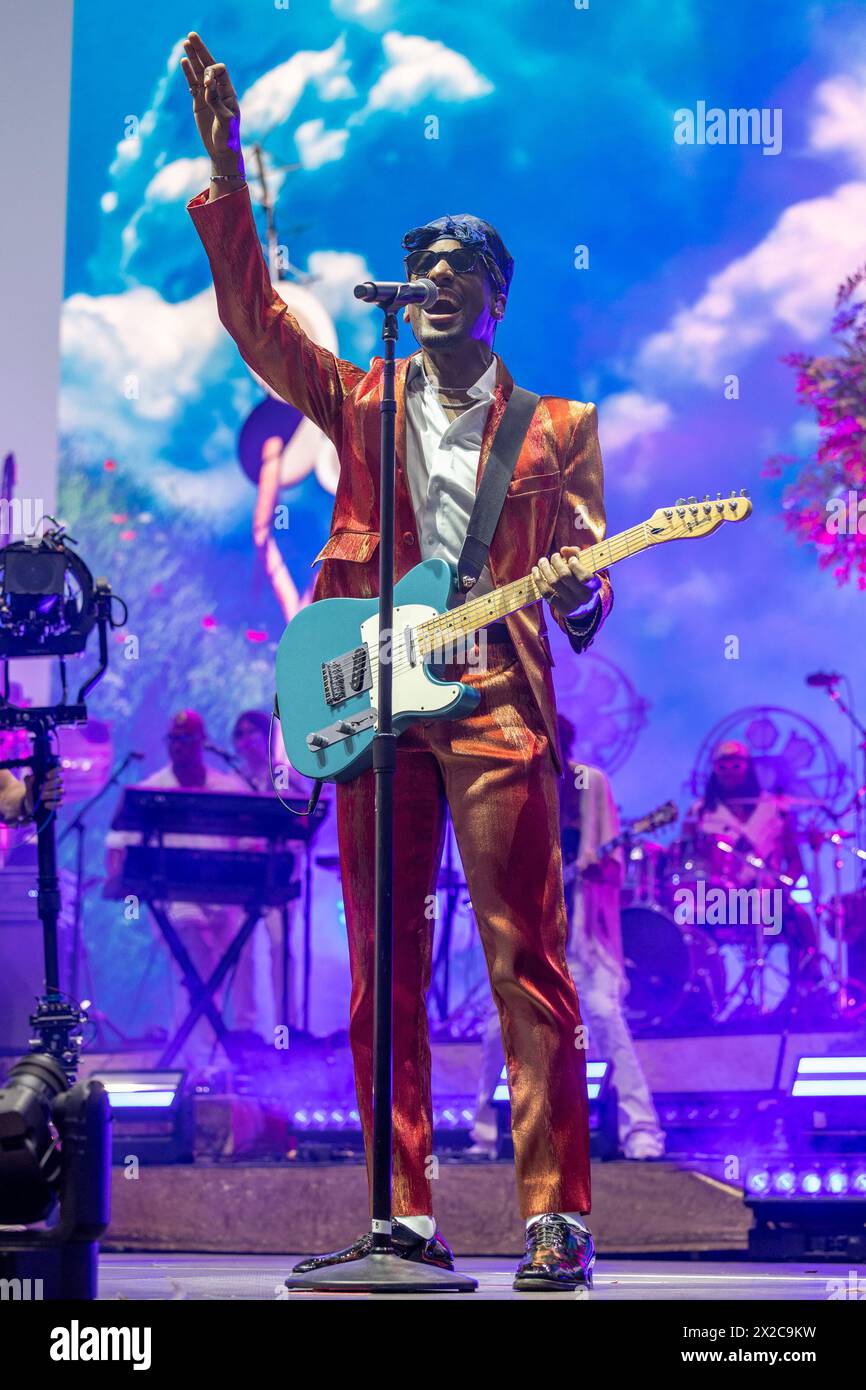 Indio, USA. 20th Apr, 2024. Jon Batiste during the Stagecoach Music ...
