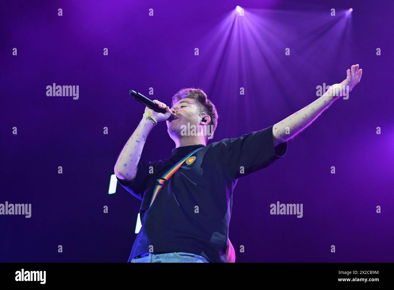 Florence, Italy. 21st Apr, 2024. Nelson Mandela Forum, Florence, Italy ...