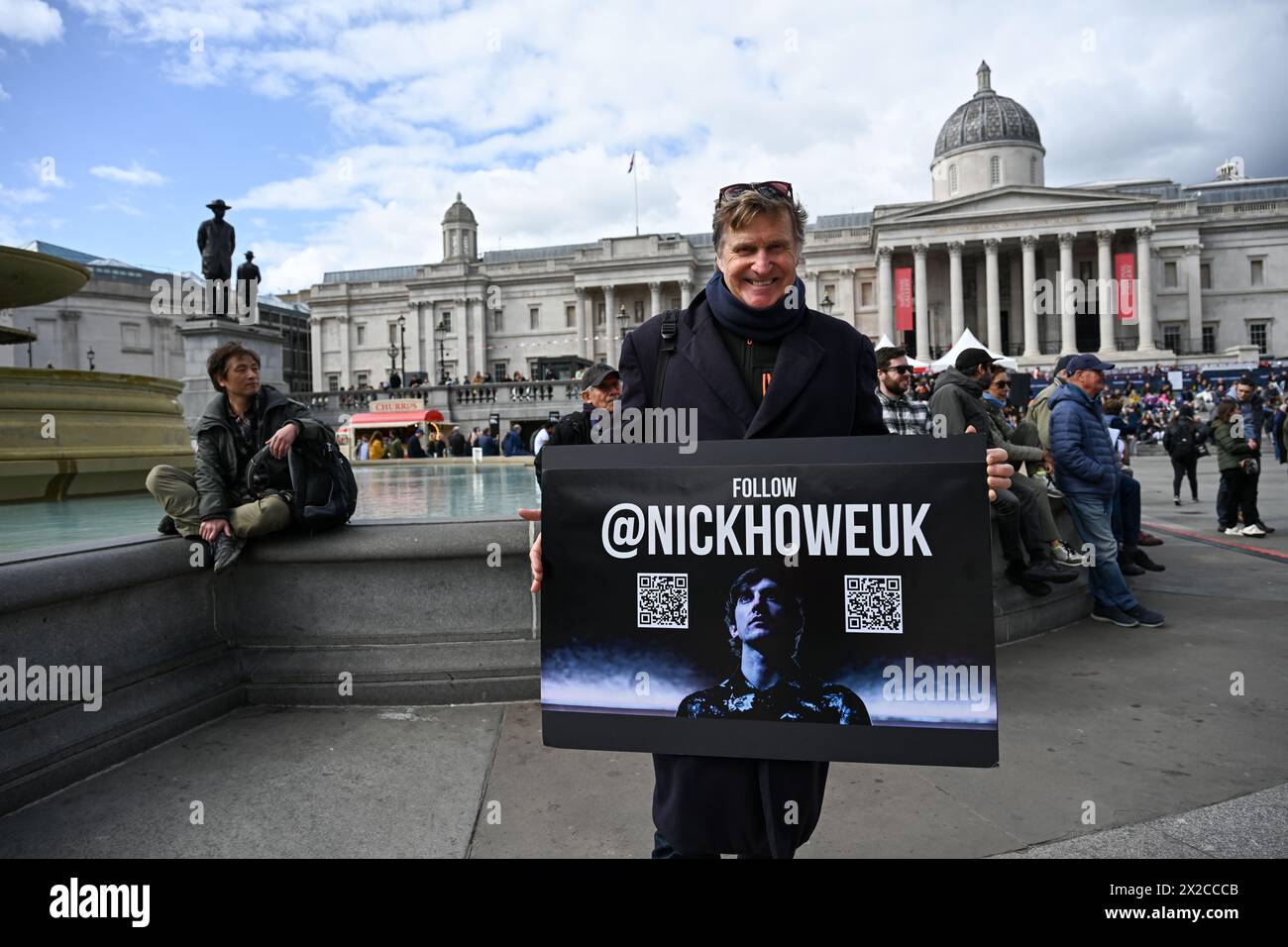 London, UK. 21st Apr, 2024. Michael Howe is a father of Nick Howe come ...