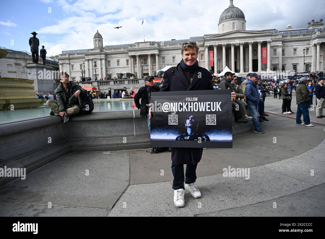 London, UK. 21st Apr, 2024. Michael Howe is a father of Nick Howe come ...