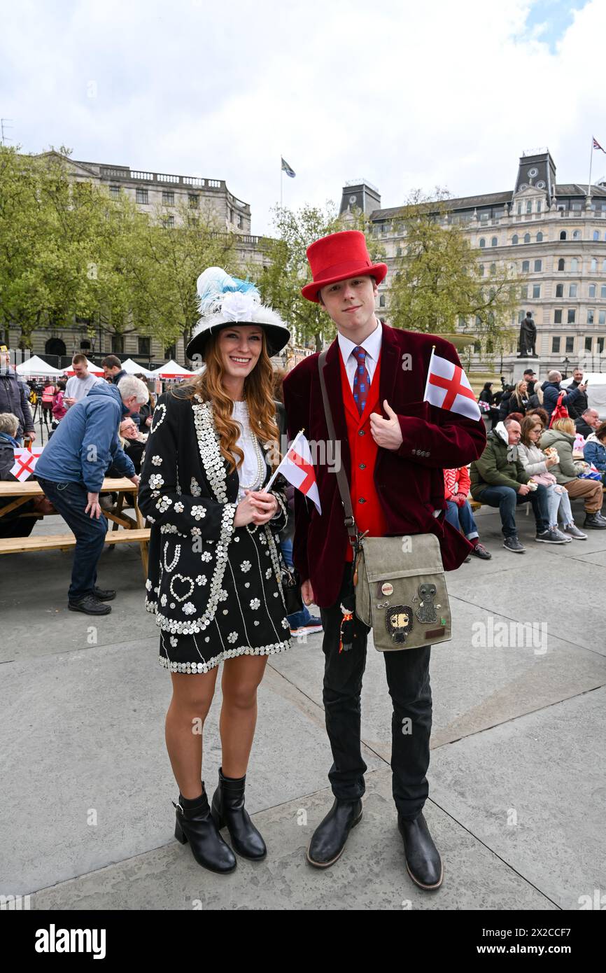 London, UK. 21st Apr, 2024. Pearly Kings and Queens of Britain and ...