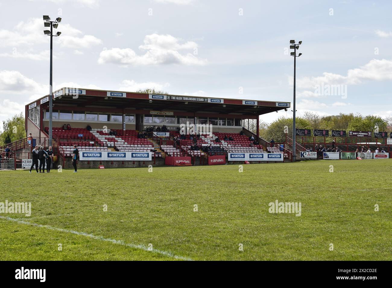Batley, England - 21st April 2024 General view . Rugby League Betfred ...