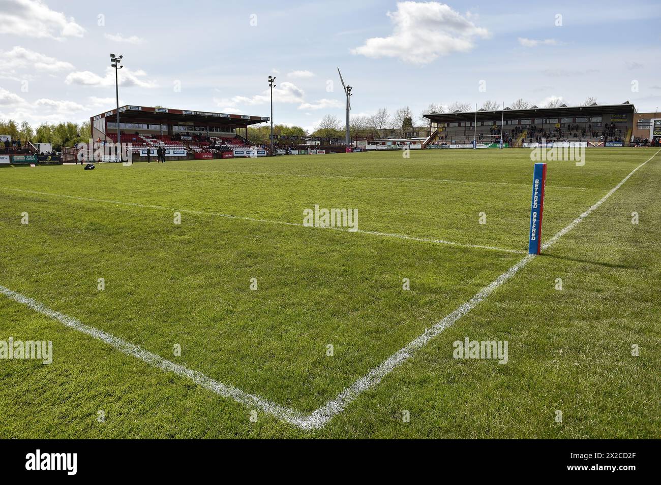 Batley, England - 21st April 2024 General view . Rugby League Betfred ...