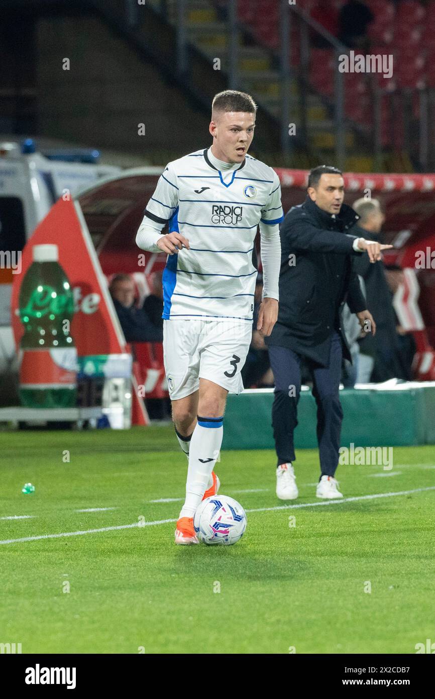 Monza, Italy. 21st Apr, 2024. Emil Holmi in action during the Serie A ...