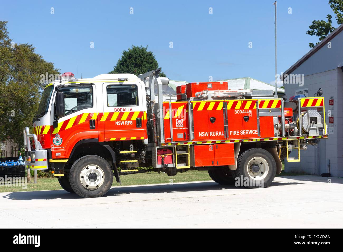 NSW Rural Fire Service engine, Princes Highway, Bodalla, New South ...