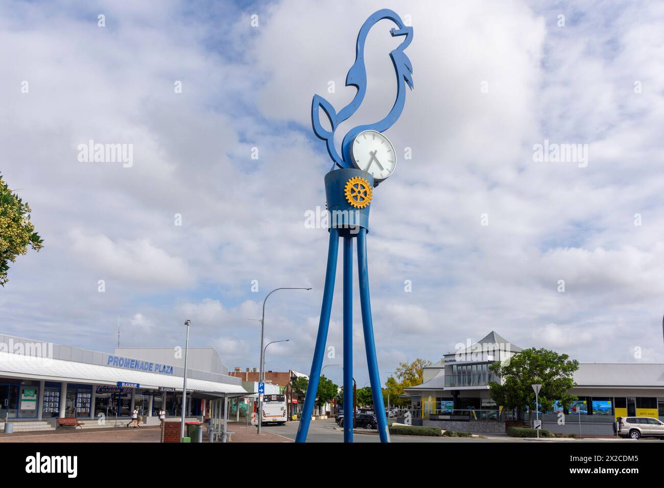 Rotary town clock, Clyde Street, Batemans Bay, New South Wales ...
